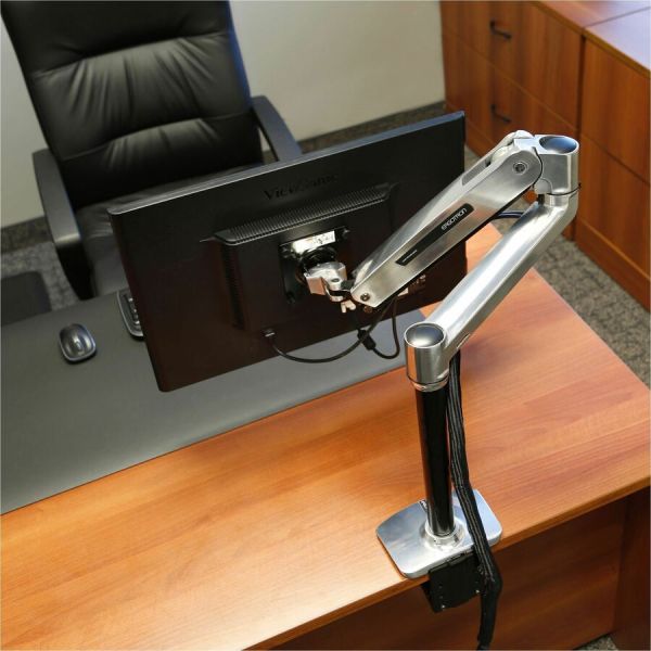 Ergotron Mounting Arm for Flat Panel Display - Polished Aluminum ...