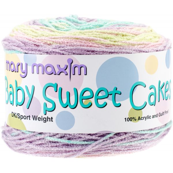 Mary Maxim Baby Sweet Cakes Yarn - Happy Baby | OfficeSupply.com