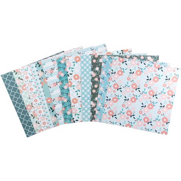Little Birdie Cardstock 12 Sheet Pack 12"X12" | OfficeSupply.com