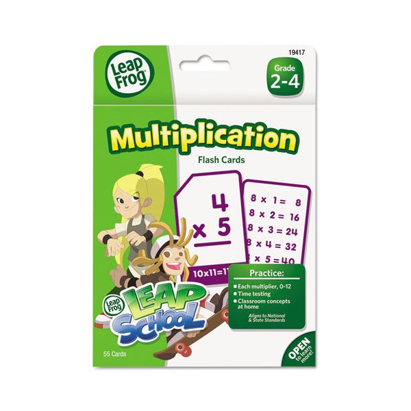 LeapFrog Multiplication Flash Cards | OfficeSupply.com