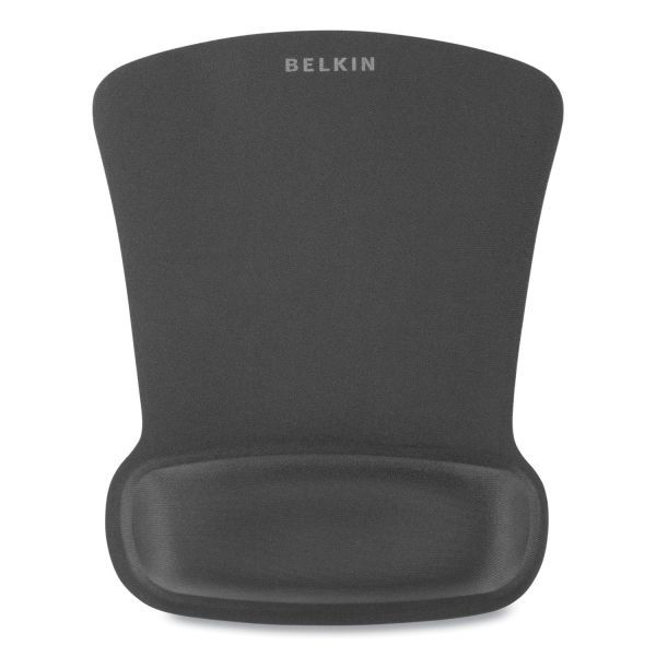 Belkin WaveRest Gel Mouse Pad with Wrist Rest, 9.3 x 11.9, Black ...