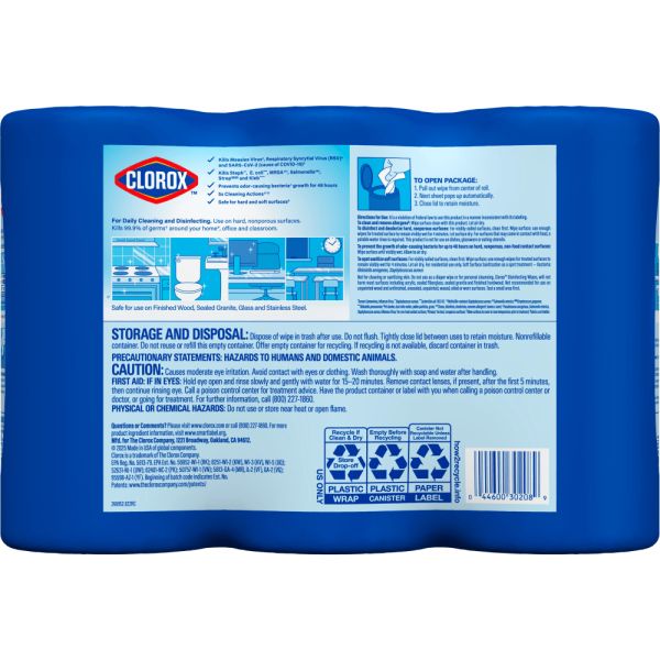 Clorox Disinfecting Cleaning Wipes Variety Pack, Fresh Scent and Crisp ...