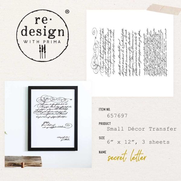 Prima Marketing Re-Design Decor Transfers 6"X12" 3/Sheets ...