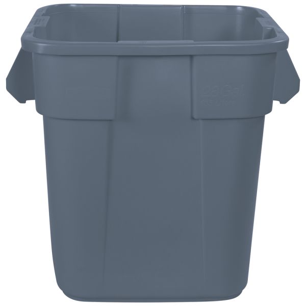 Rubbermaid Brute Square Trash Can - 28 Gallon, Gray | OfficeSupply.com