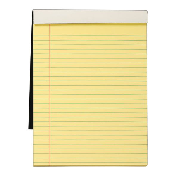 TOPS Docket Gold Premium Writing Pad, 8 1/2" x 11 3/4", Legal Ruled, 70 ...