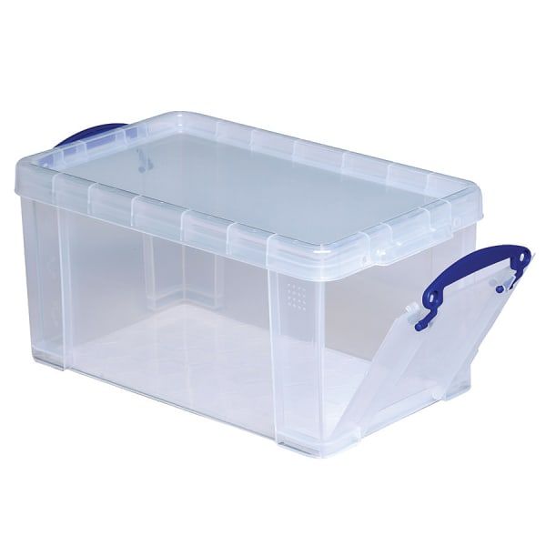 Really Useful Box Open Front Plastic Storage Box 8 Liters 13 1 2 X 8 Really Useful Box Open Front Plastic Storage Box 8 Liters 13 1 2 X 8
