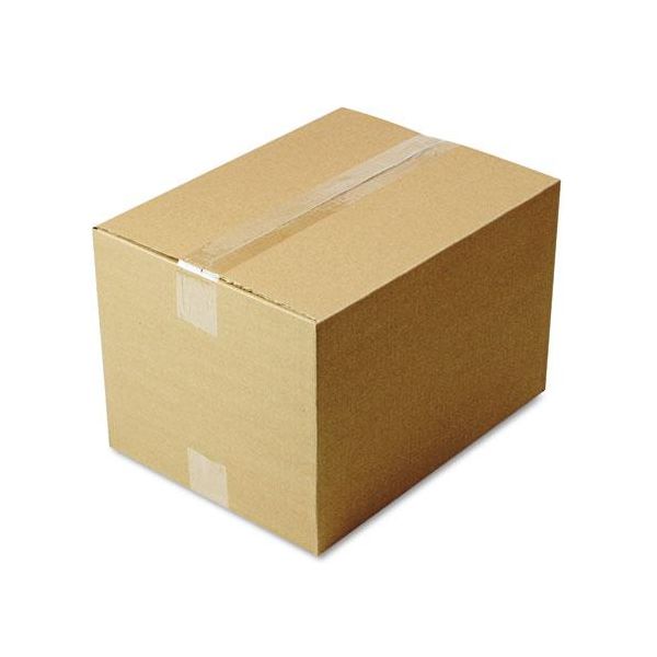 Corrugated kraft shipping cartons, 13-3/4w x 10-1/4d x 9h, 25 cartons ...