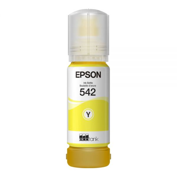 Epson 542 EcoTank Yellow Ink Refill Bottle, T542420-S | OfficeSupply.com