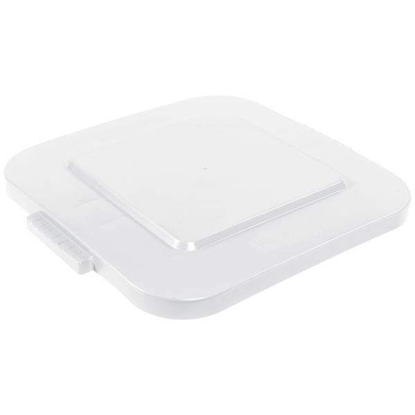 Rubbermaid Brute Square Trash Can Flat Lid - 40 Gallon, White ...