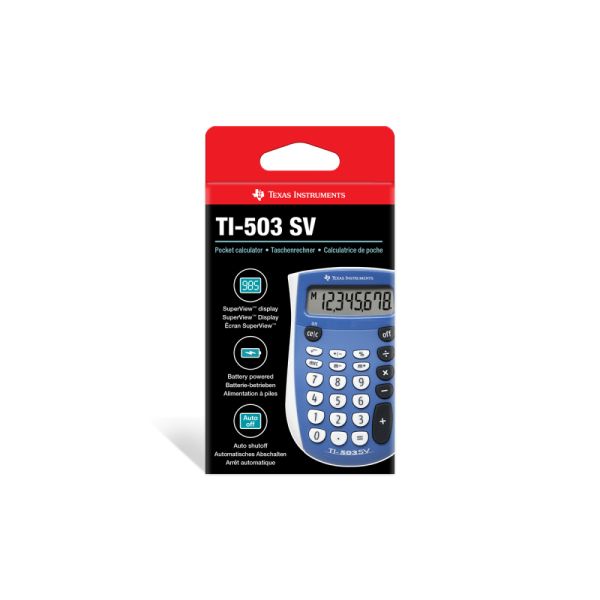 Texas Instruments TI-503SV Display Calculator | OfficeSupply.com