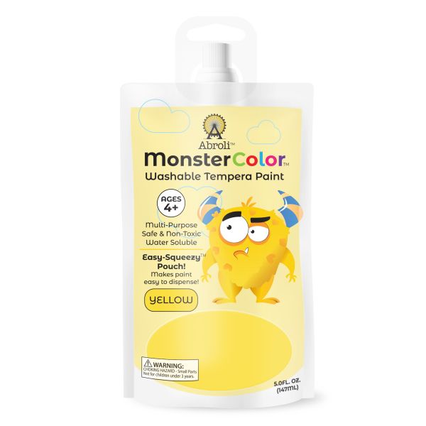 Abroli Monster Color Washable Tempera Paint Pouch 5oz | OfficeSupply.com