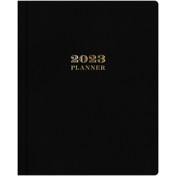 Day Designer Weekly Monthly Planning Calendar 8 X 10 Black January 
