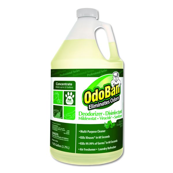 OdoBan Concentrated Odor Eliminator and Disinfectant, Eucalyptus, 1 gal ...