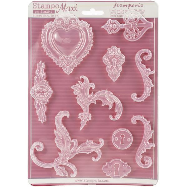 Stamperia Soft Maxi Mould 8.5"X11.5" | OfficeSupply.com