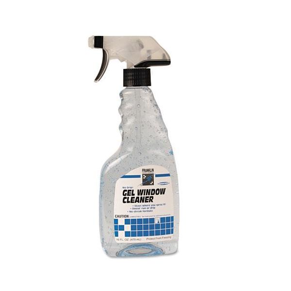 Franklin Cleaning Technology No-Drip Gel Window Cleaner, 16oz. Spray ...