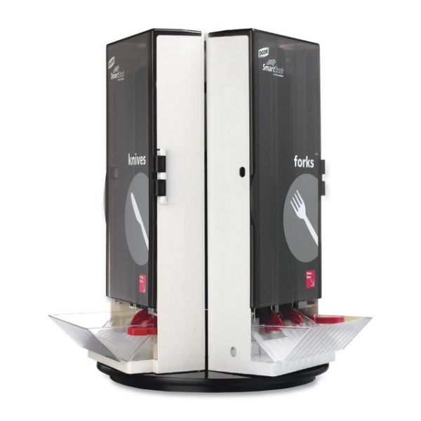 Dixie SmartStock Cutlery Dispenser, Carousel, 18 1/4 dia x 2 3/8h ...