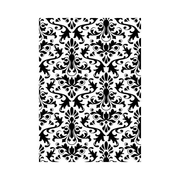 Darice Embossing Folder, Damask Background, 5" x 7" | OfficeSupply.com