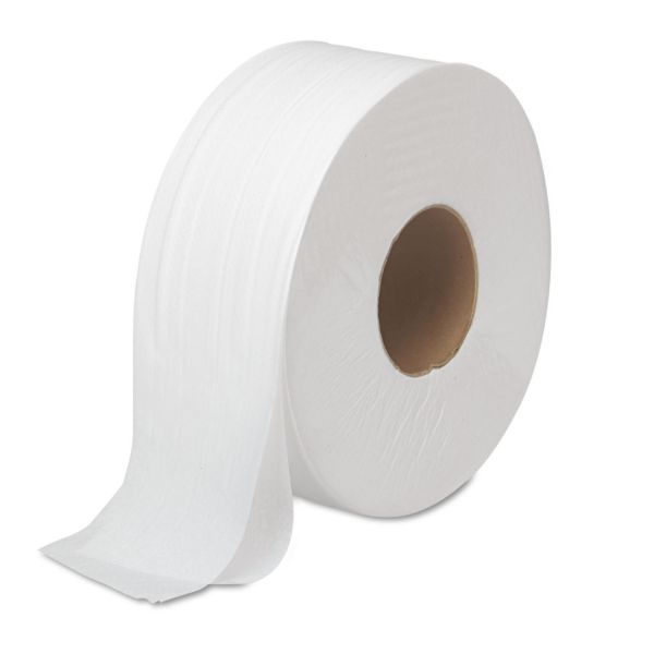 Boardwalk JRT Bath Tissue Jumbo Septic Safe 2 Ply White 3 5 X 