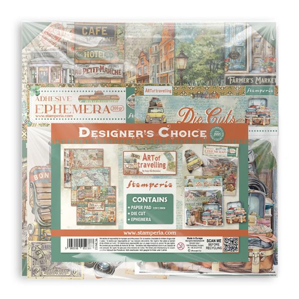 Stamperia Paper Pad, Die Cuts and Ephemera Bundle | OfficeSupply.com