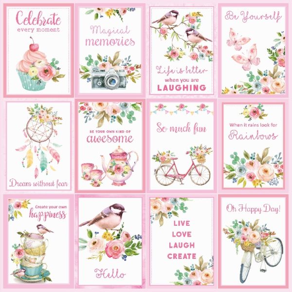 Little Birdie Cardstock Pack 6"X6" 24/Pkg | OfficeSupply.com