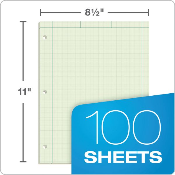 TOPS Engineering Computation Pads, Cross-Section Quad Rule (5 sq/in, 1 ...