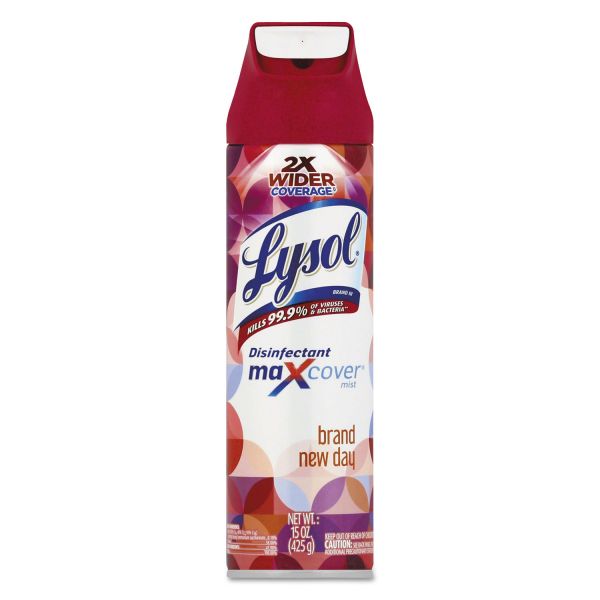 LYSOL Brand Max Cover Disinfectant Mist, Liquid, Brand New Day, 15 oz ...