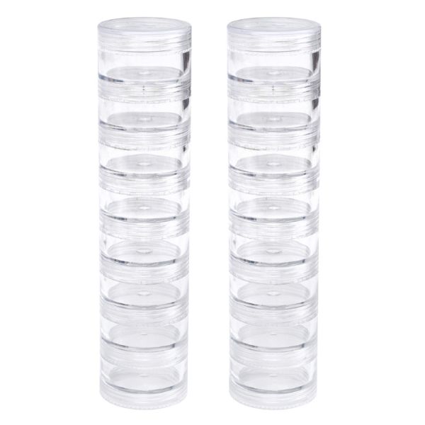 We R Makers Small Screw Stack Jars - 16 Pack | OfficeSupply.com