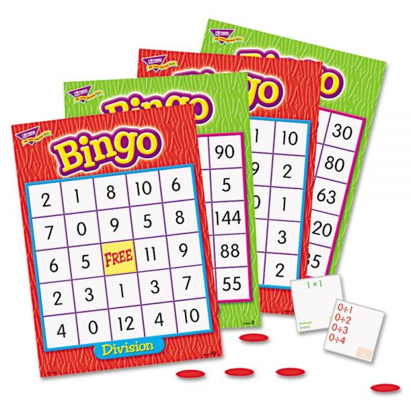 Multiplication Division Bingo Game OfficeSupply Multiplication Division Bingo Game OfficeSupply