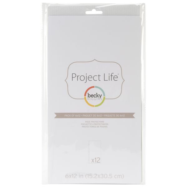 Project Life Page Protectors 6"X12" 12/Pkg | OfficeSupply.com
