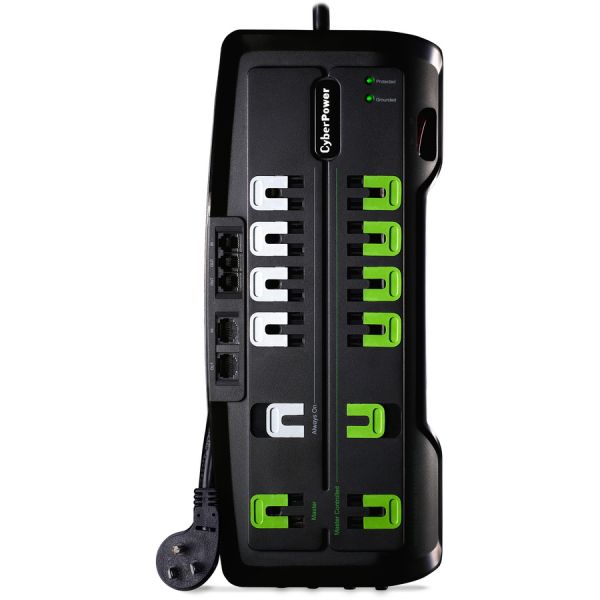 CyberPower CSHT1208TNC2G Advanced Power Strips 12 - Outlet Surge with ...