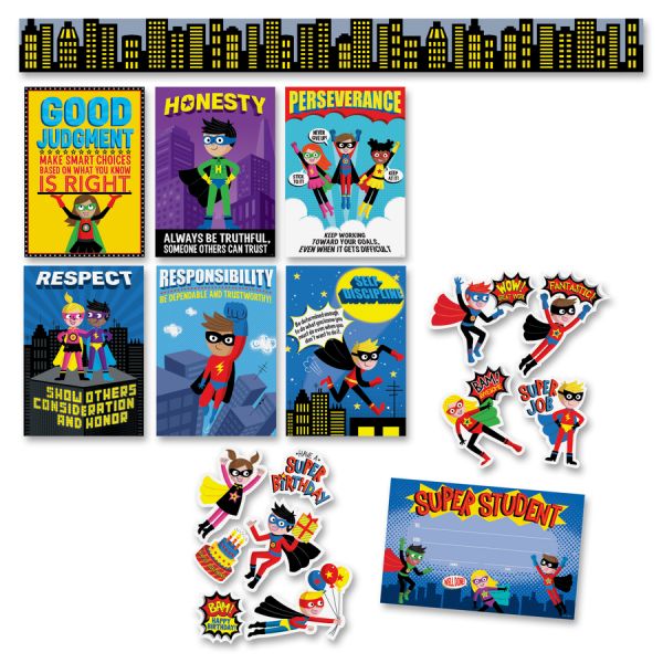 Creative Teaching Press Superhero Bulletin Board Set | OfficeSupply.com