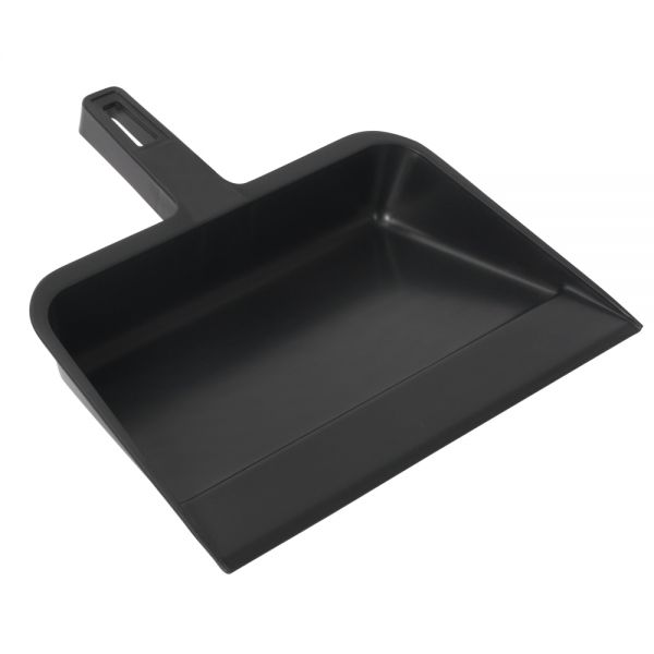 Continental Industrial Dust Pan, 12 1/4", Black | OfficeSupply.com
