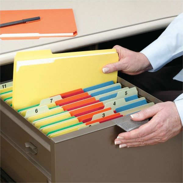 Smead Color File Folders, Legal Size, 1/3 Cut, Assorted Colors, Box Of ...