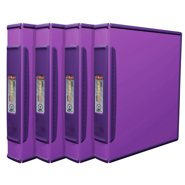 Storex DuraGrip 1" 3-Ring View Binders | OfficeSupply.com