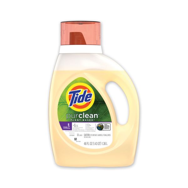 Tide PurClean Liquid Laundry Detergent, Honey Lavender, 32 Loads, 46 oz ...