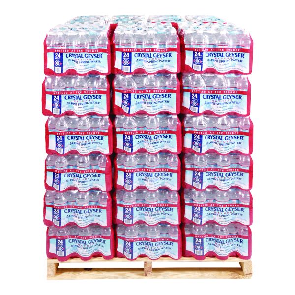 Crystal Geyser Alpine Spring Water, 16.9 oz Bottle, 24/Carton, 84 ...