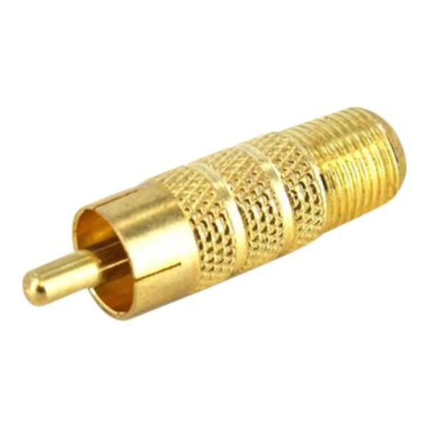 StarTech.com One-piece RCA to F Type Coaxial Cable - M/F - Gold-plated ...
