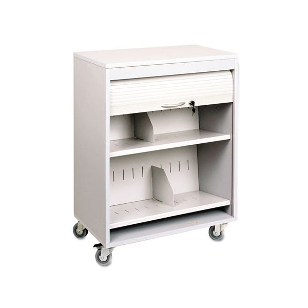 Buddy Products Locking Utility Medical Cart, Two Shelves, 26 x 17-3/4 x ...
