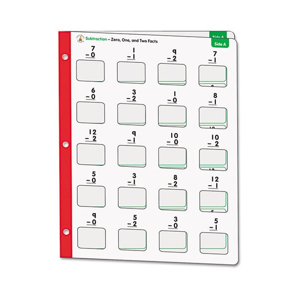 Carson-Dellosa Publishing Math Windows, Subtraction, Five Write-On/Wipe ...