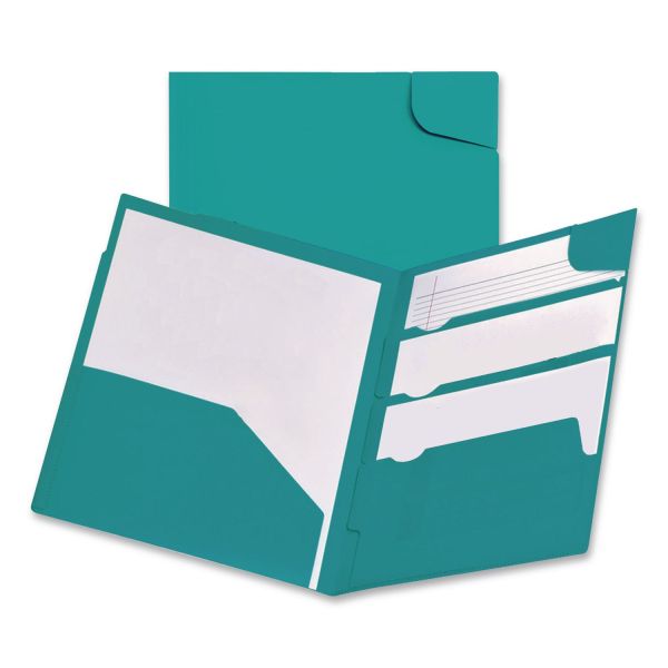 Oxford Divide It Up Four-Pocket Poly Folder, Accommodates (110) 11 x 8. ...