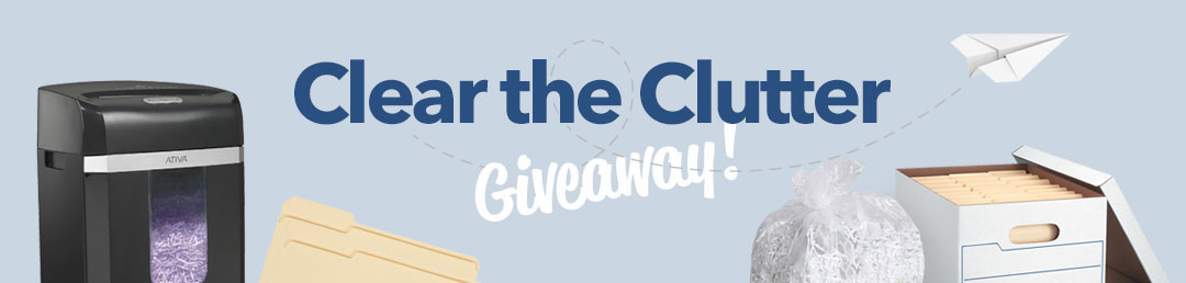 Clear the Clutter Giveaway | OfficeSupply.com